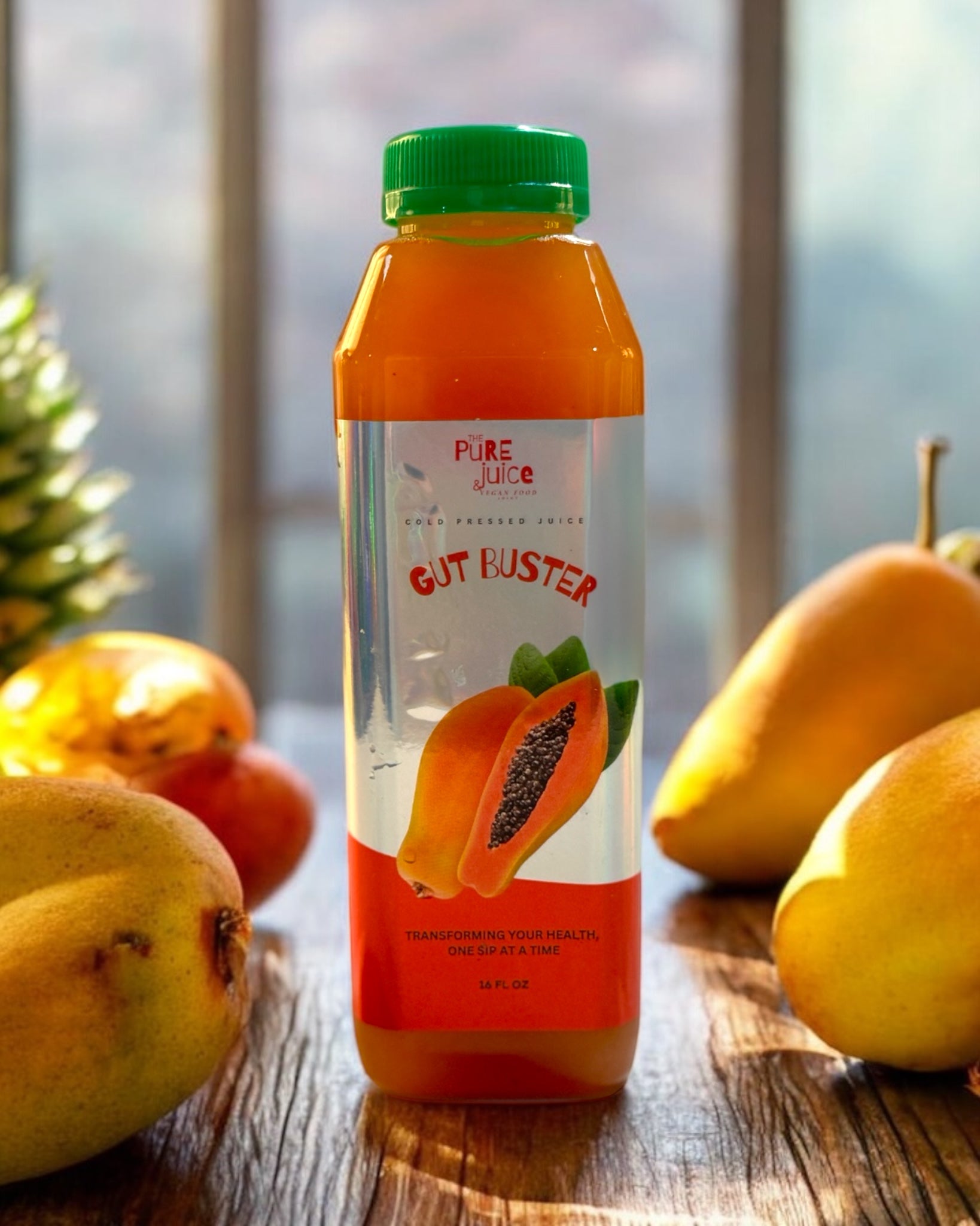 GUT BUSTER – The Pure Juice & Vegan Food Joint